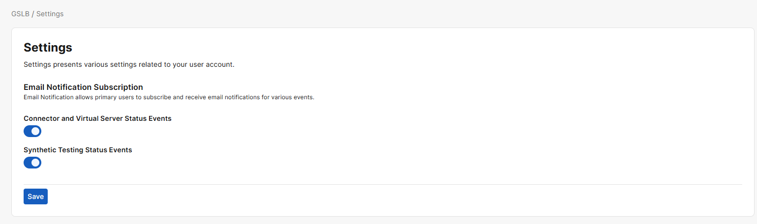 GSLB Settings | FortiAppSec Cloud | Fortinet Document Library
